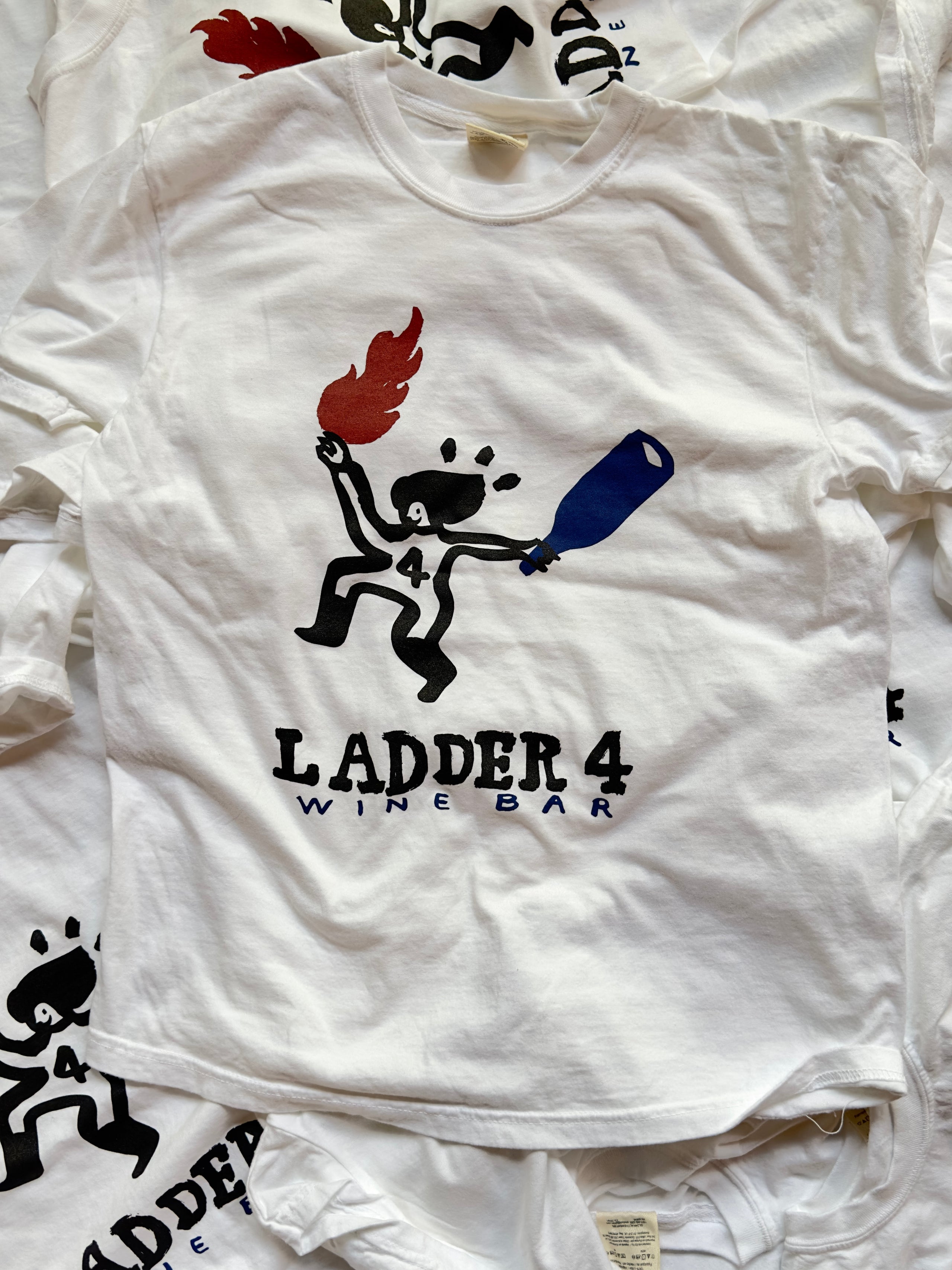 Ladder 4 Wine Bar Logo Tee | Ladder 4 Wine Bar